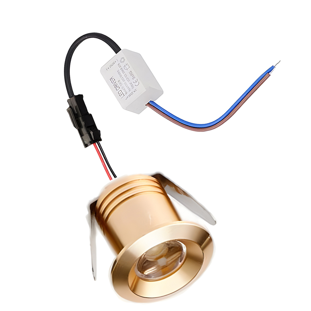 Silver/Black/White/Golden Mini LED Downlight 1W 20... – Grandado