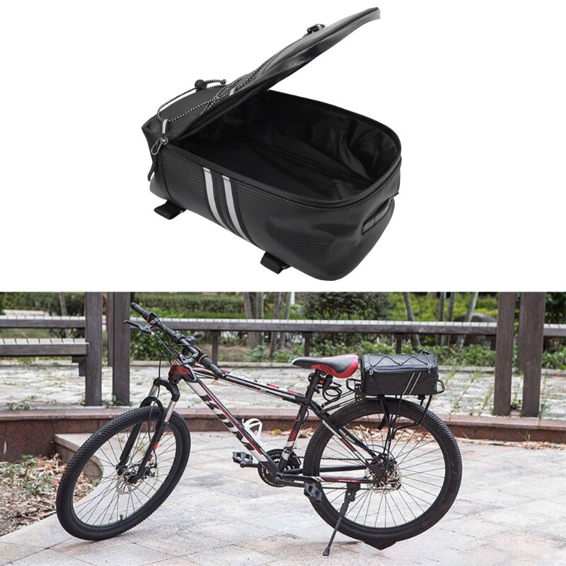 Bicycle Rack Rear Carrier Bag PU Leather Waterproo... – Grandado