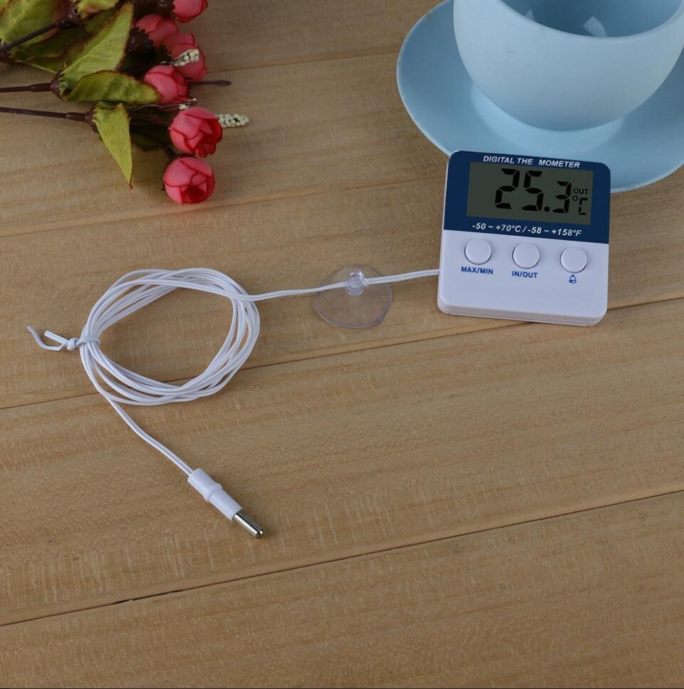 Indoor En Outdoor Mini Digital Display Thermometer... – Grandado