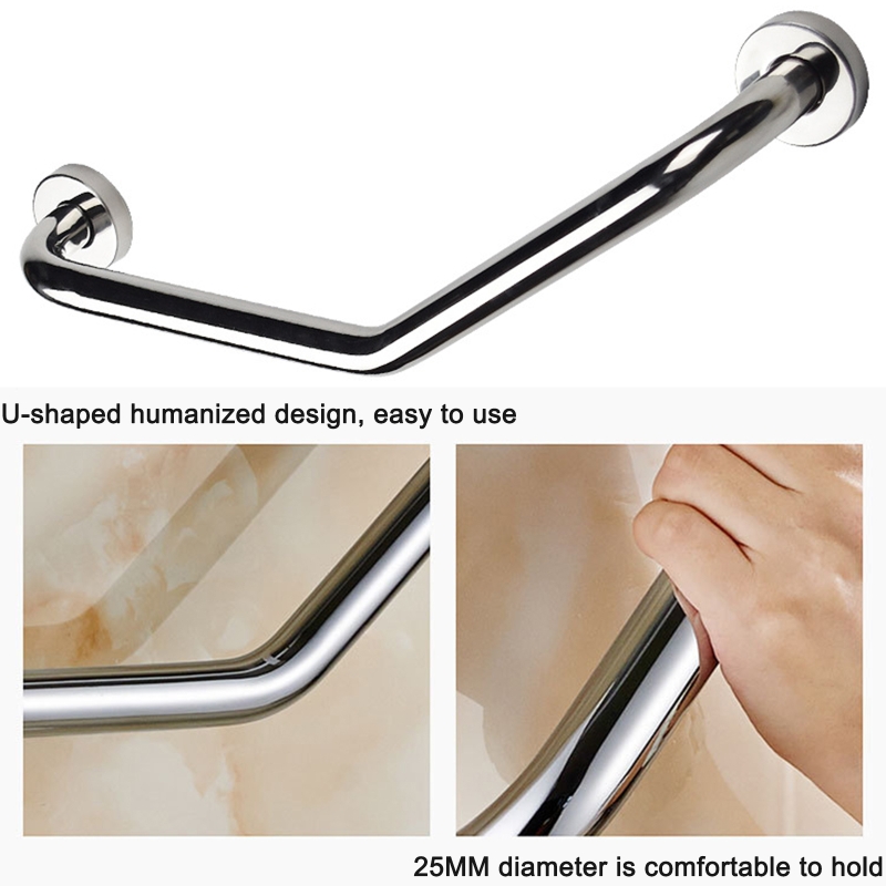 67JB Anti Slip Douche Grab Bar Handle Chrome Rvs B... – Grandado