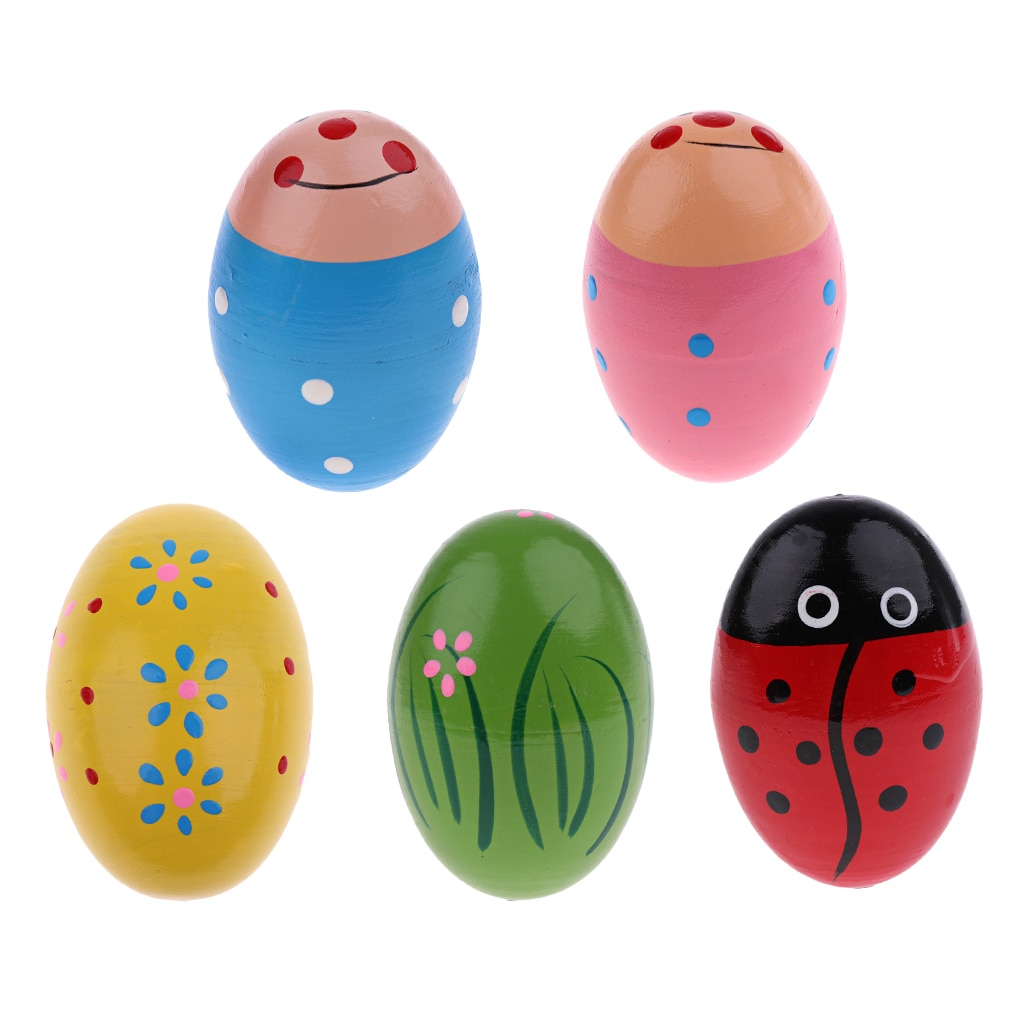 Wood Hand Shaker Egg Intelligence Percussion Toy F... – Vicedeal