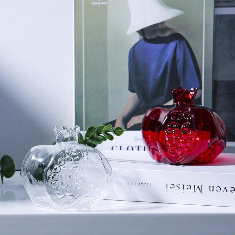 Granaatappel Glazen Vaas Home Decor Bloem Vaas Vaa... – Grandado