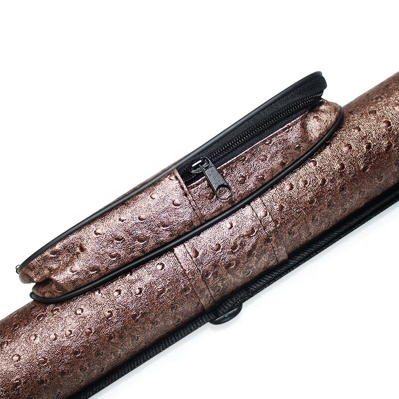 Hard leather 1/2 billiard cue case with for – Vicedeal