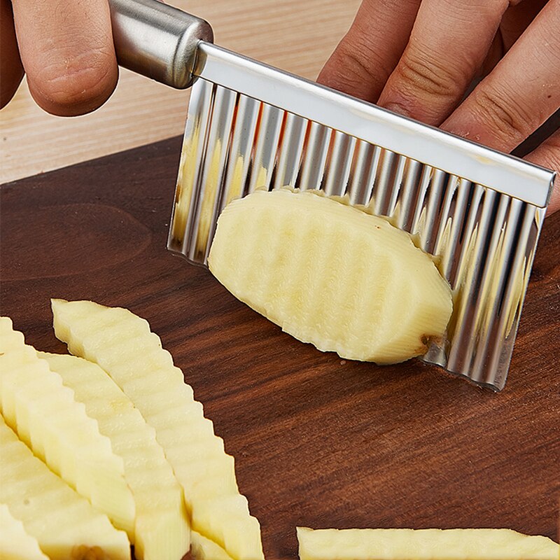 Stainless Steel Wavy Cutter Cheese Butter Slicer V... – Grandado