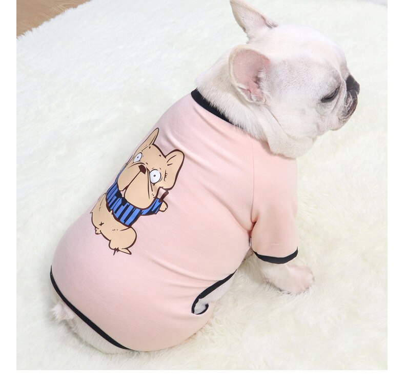 Pug Dog Clothes Jumpsuit French Bulldog Clothing P... – Grandado