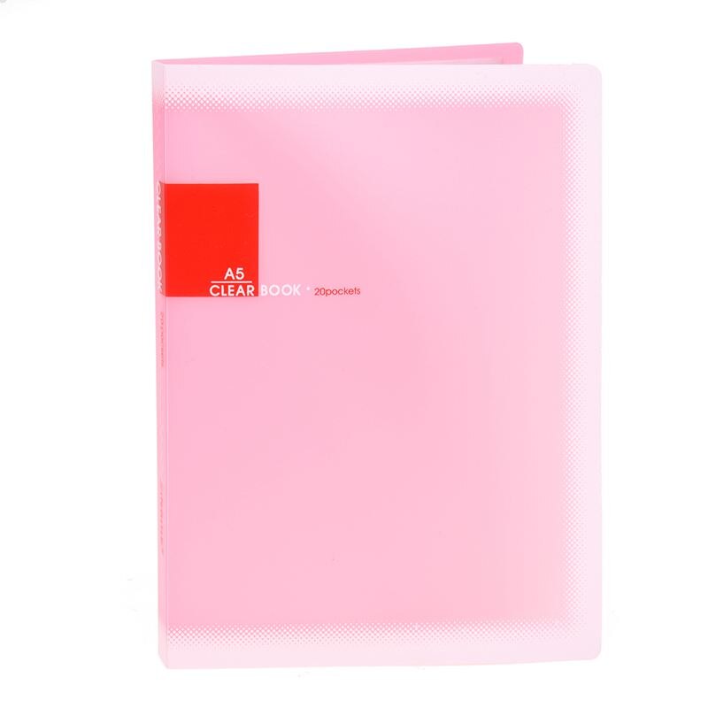 Plastic A5 Paper 20 Pockets File Document Folder H... – Grandado
