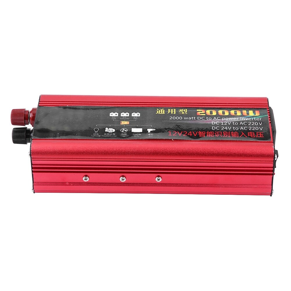2000W Car Power Inverter USB Charger Converter Ada... – Grandado