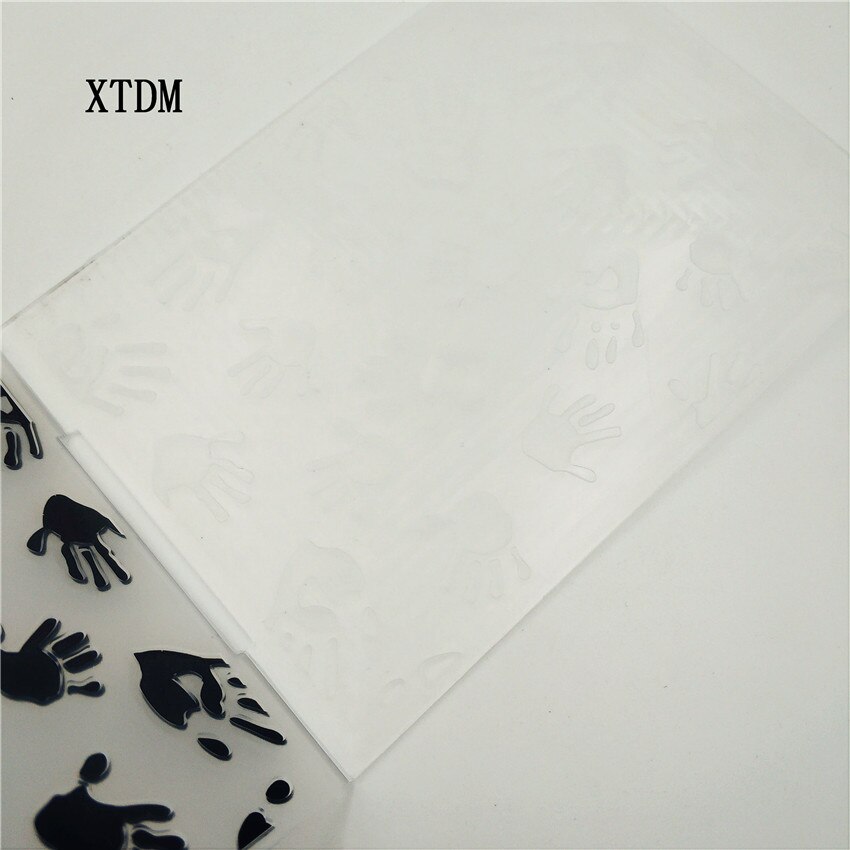 plastic palm template craft card making paper card... – Grandado