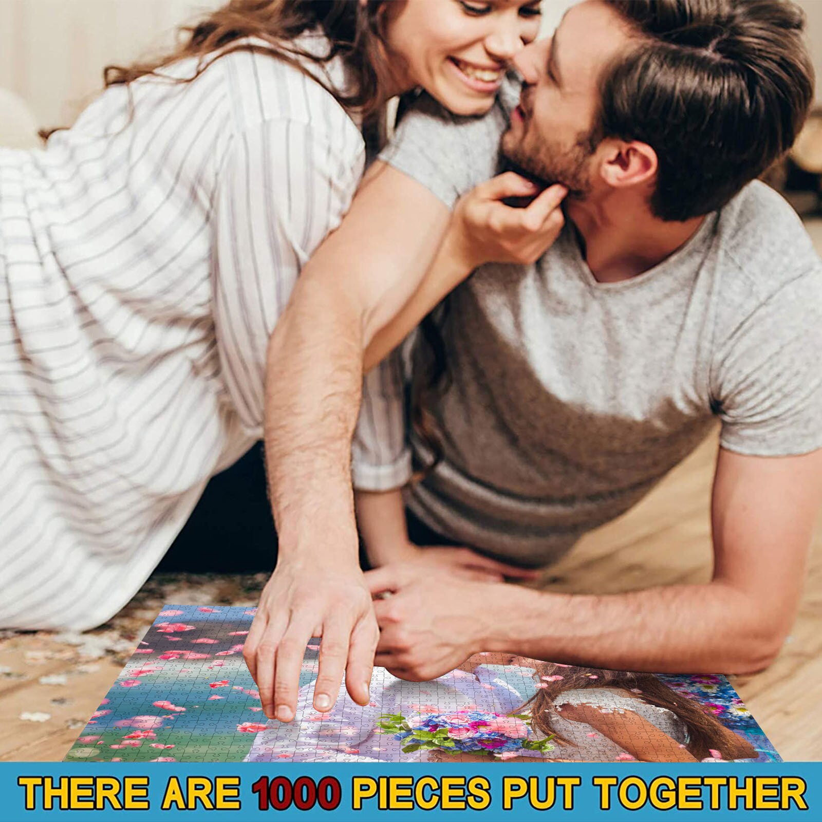 Realistic Character Puzzle 1000 Pieces Valentine's... – Grandado