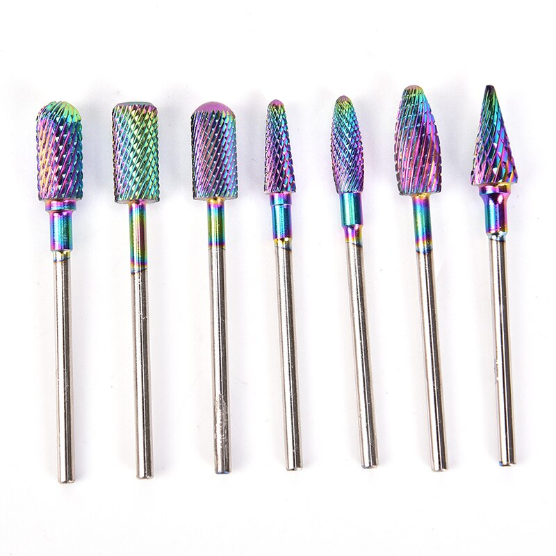 Rainbow Tungsten Carbide Nail Drill Bit Manicure P... – Grandado