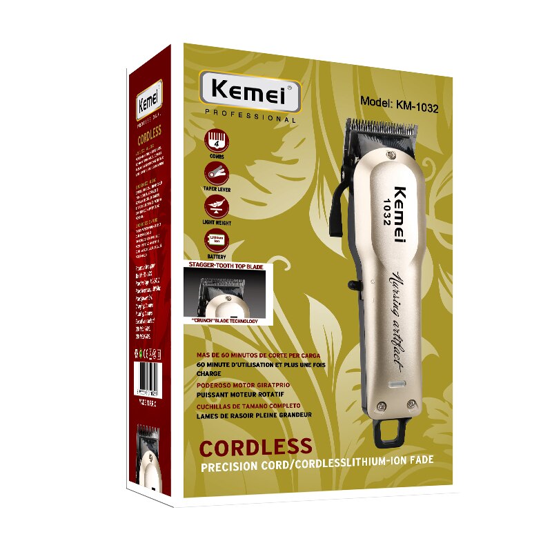 Cordless cord hair clipper rechargeable hair trimm... – Grandado