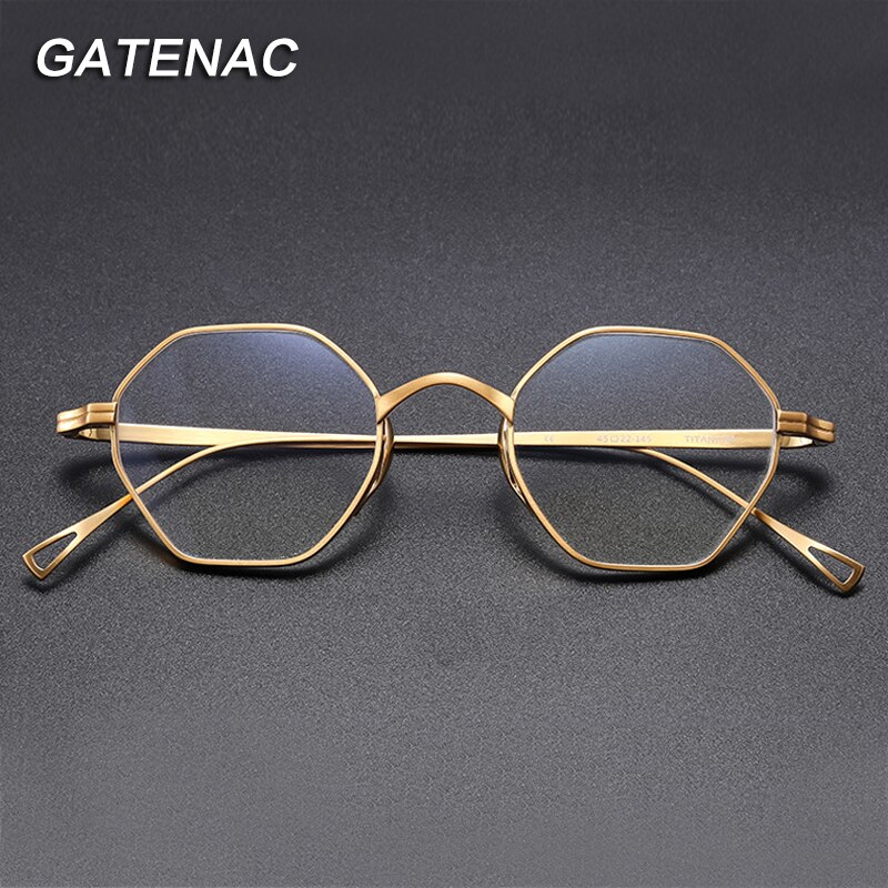 Vintage Pure Titanium Eyeglasses Frame Men Myopia ... – Grandado