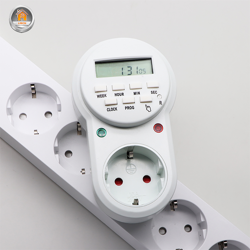 EU Elektronische Digitale Timer Stopcontact Schake... – Vicedeal