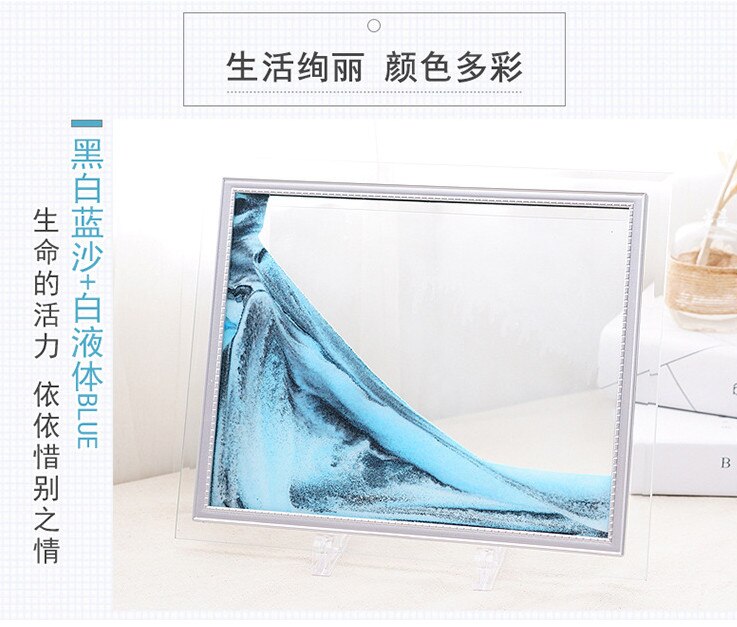 photo painting art hourglass timer 17*13cm 3D dyna... – Vicedeal