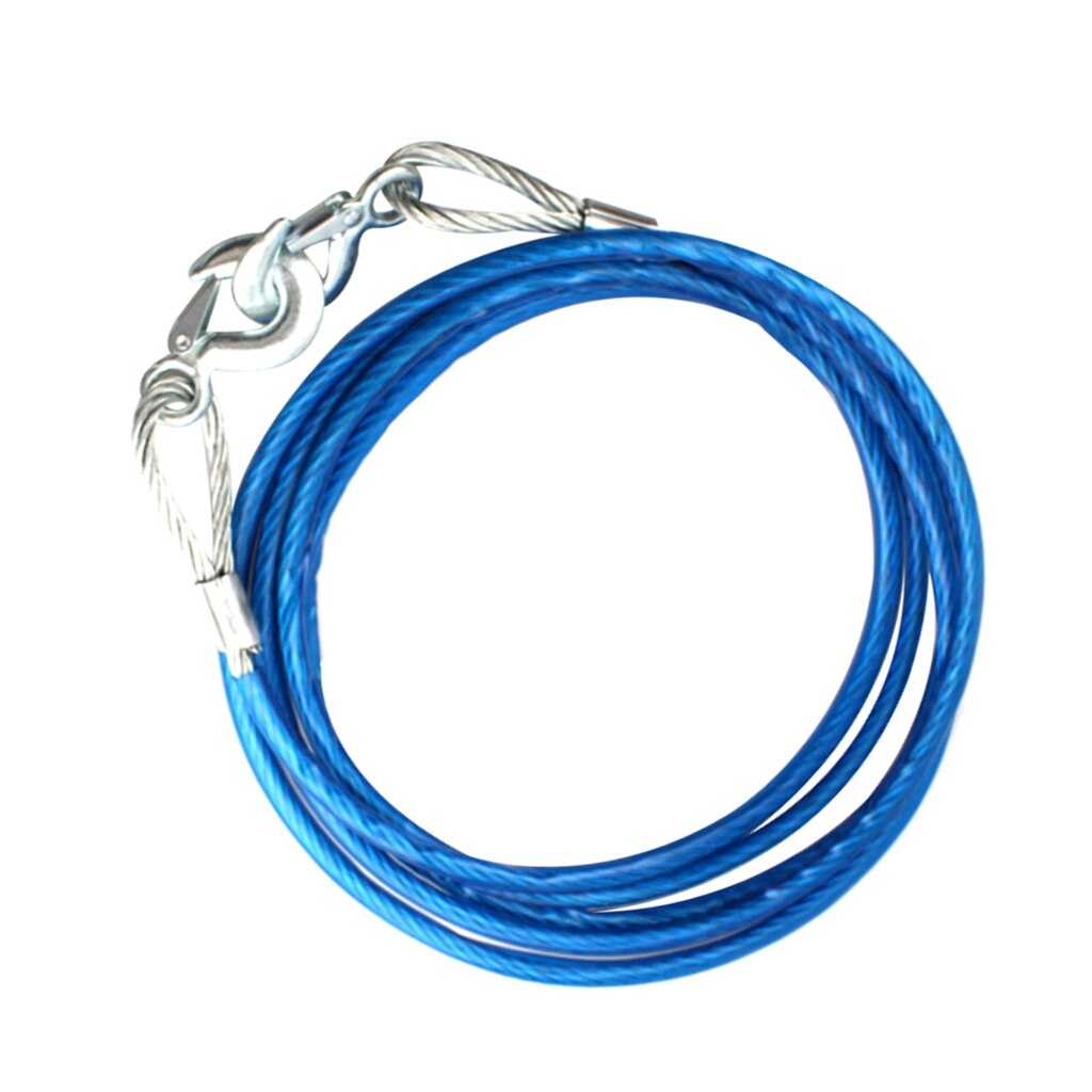 Car 5M Emergency Towing Steel Wire Rope Tow Traile... – Grandado