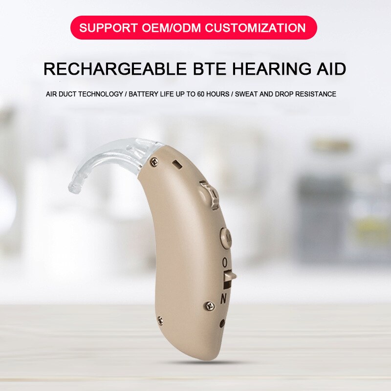 Rechargeable Hearing Aid Tone Sound Amplifier Port... – Grandado