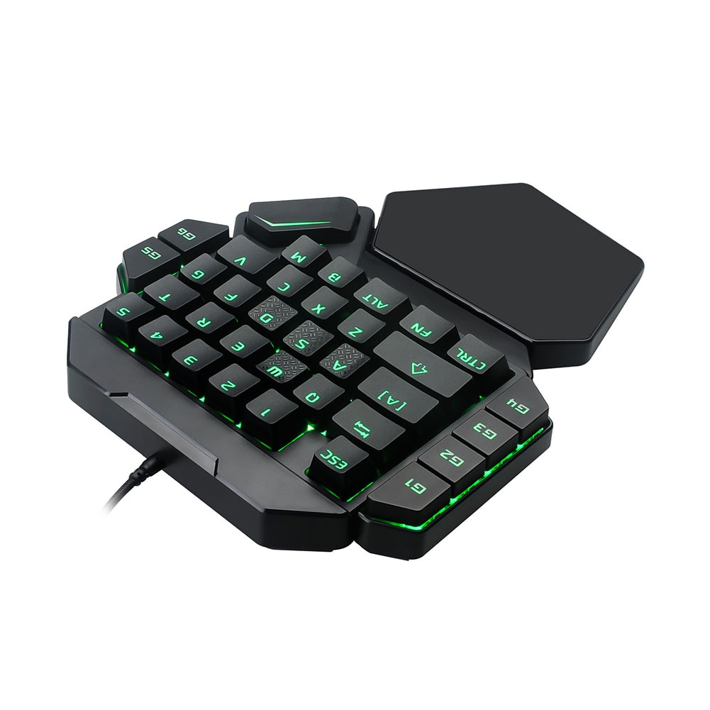 K50 Wired 35 Keys Ergonomic Mini RGB Backlight Gam... – Grandado