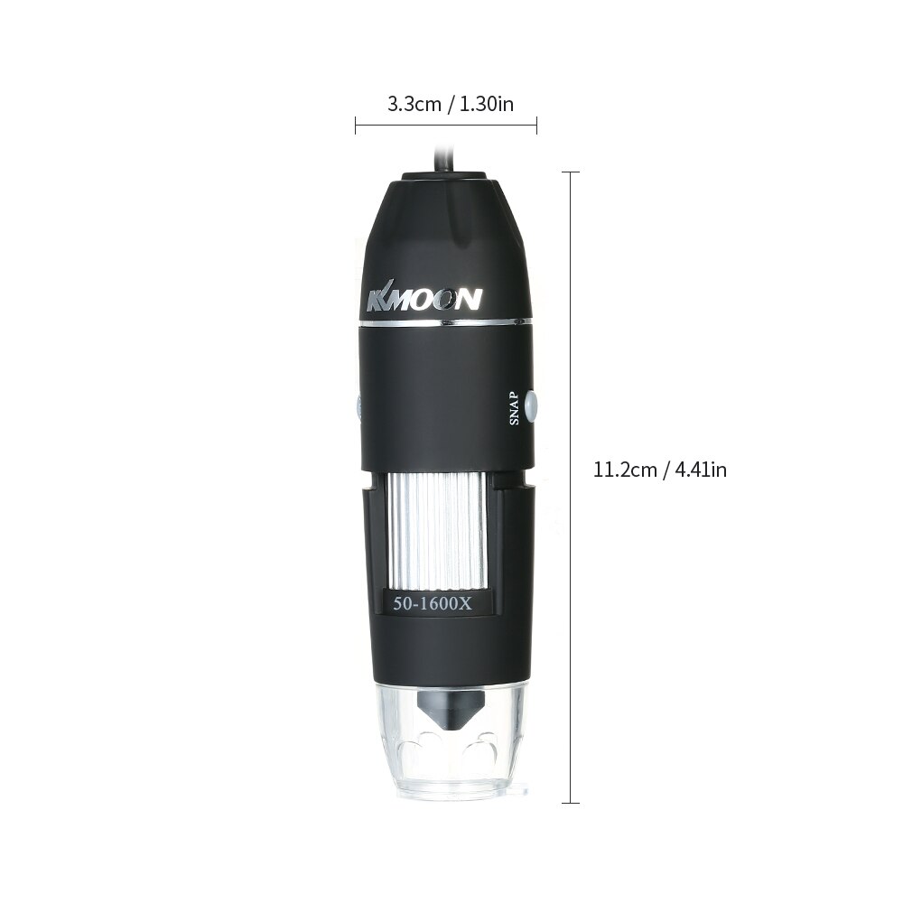 KKmoon 1600X 8 LED Light Magnification USB Digital... – Vicedeal