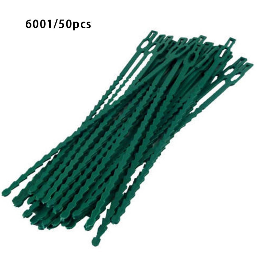 50 multi-purpose green garden lashing straps, self... – Vicedeal