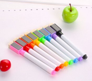 8Pcs/set Erasable magnetic White Board Maker Pen W... – Vicedeal