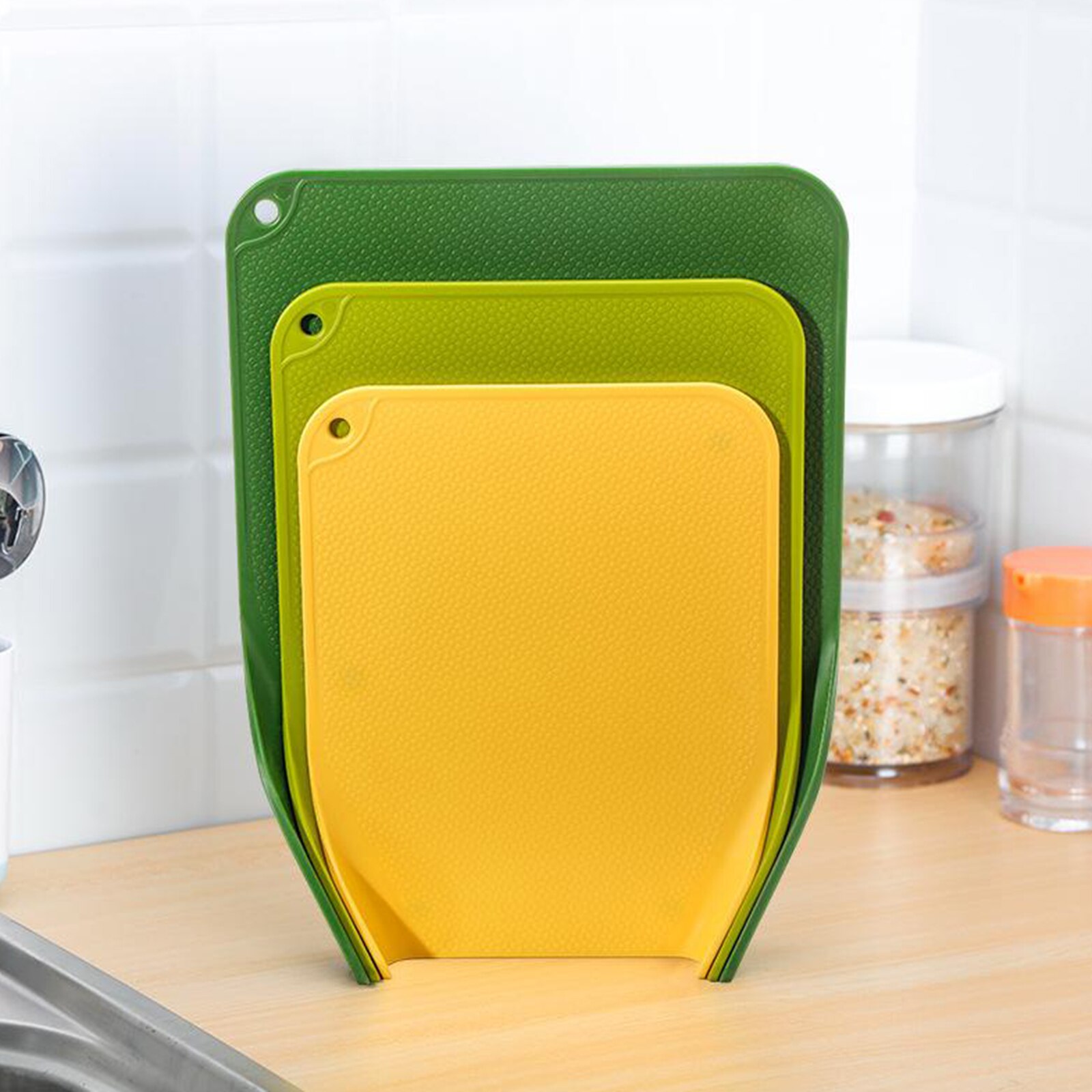 Cutting Boards for Kitchen Plastic Set of 3 Eco-Fr... – Vicedeal