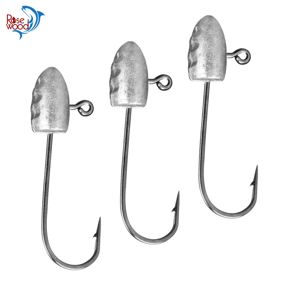 RoseWood Unpainted JigHeads Fishhook 1g 2g 3g 4g F... – Grandado