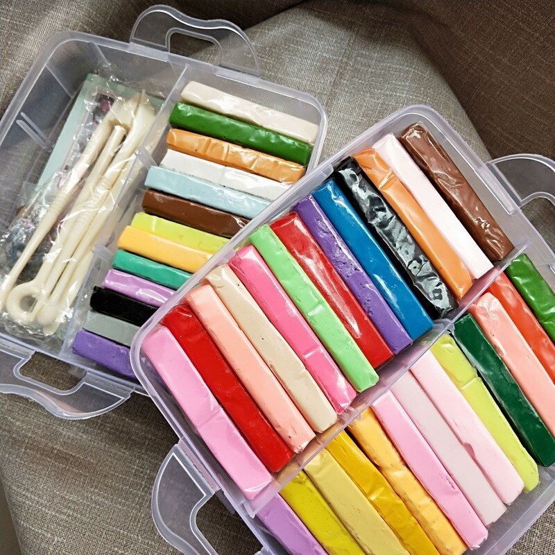 24/42 colors soft clay clay set children's DIY han... – Grandado
