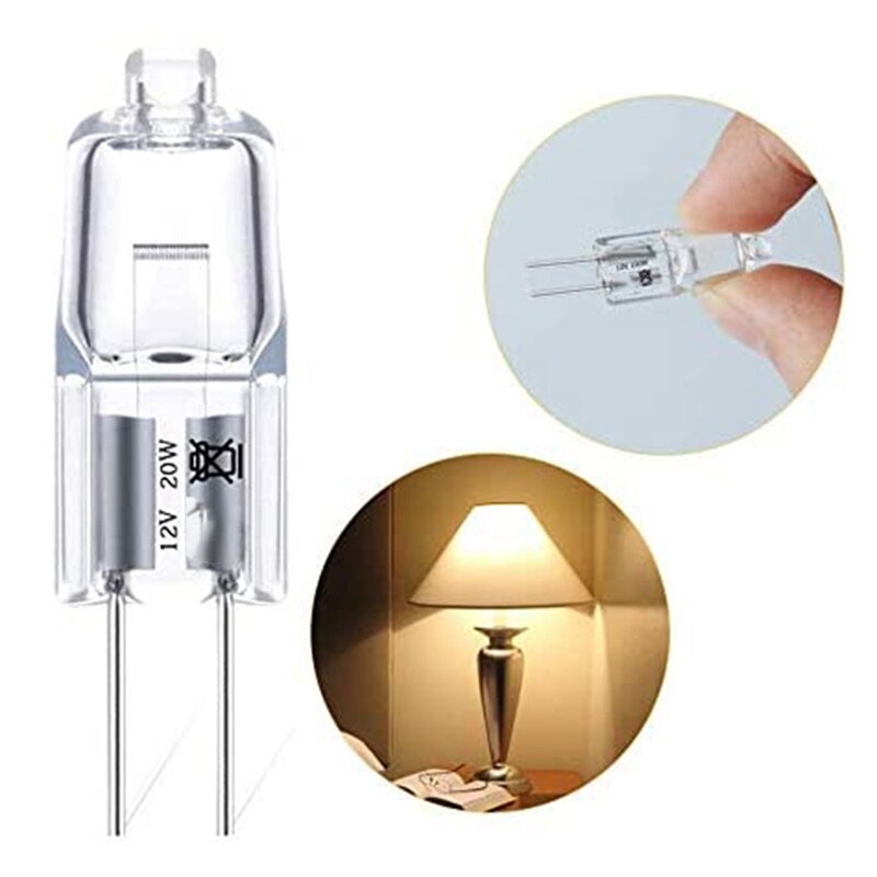 Crystal Lamp Halogen Lamp,Base Lamp G4 12V 20W War... – Vicedeal
