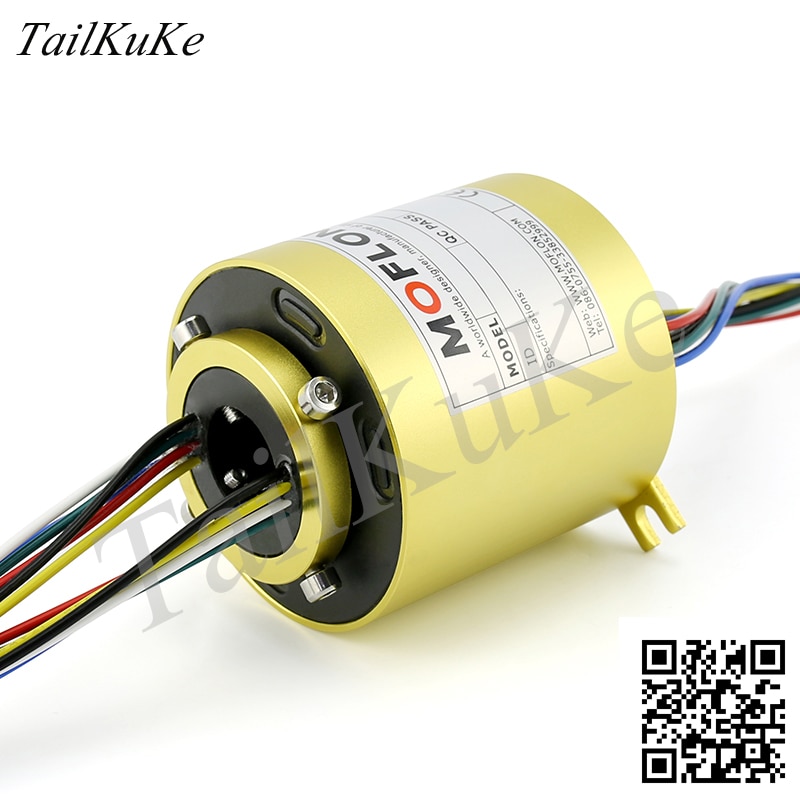 Slide ring rotating conductive collector brush thr... – Grandado