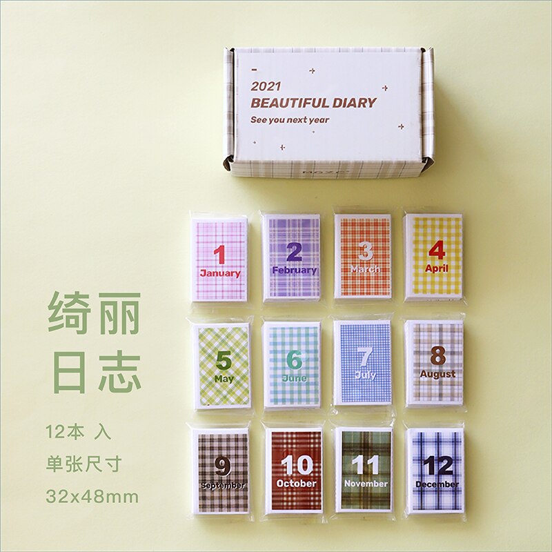 365 Vellen Mini Creatieve Leuke Jaar Kalenders Min... – Grandado