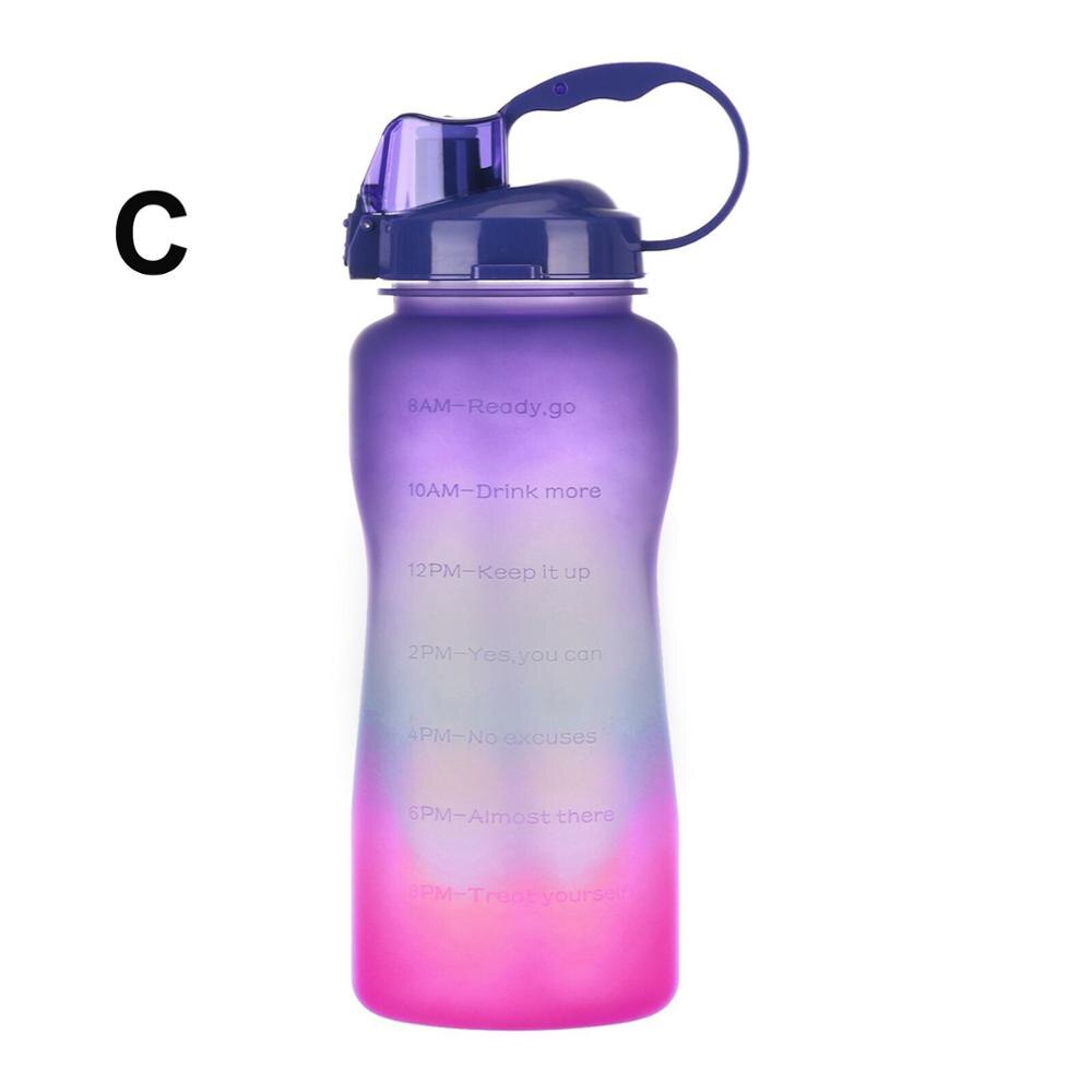 2L Botella De Agua Deportiva Gradient Color Bounce... – Vicedeal
