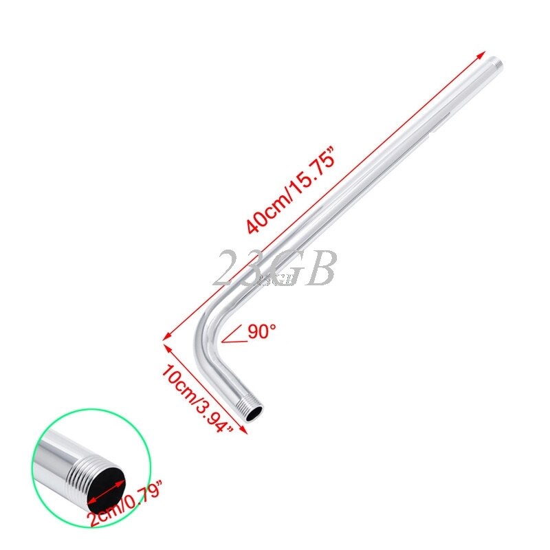 Draad G1/2 Rvs Wandmontage Buis Regendouche Arm Be... – Grandado