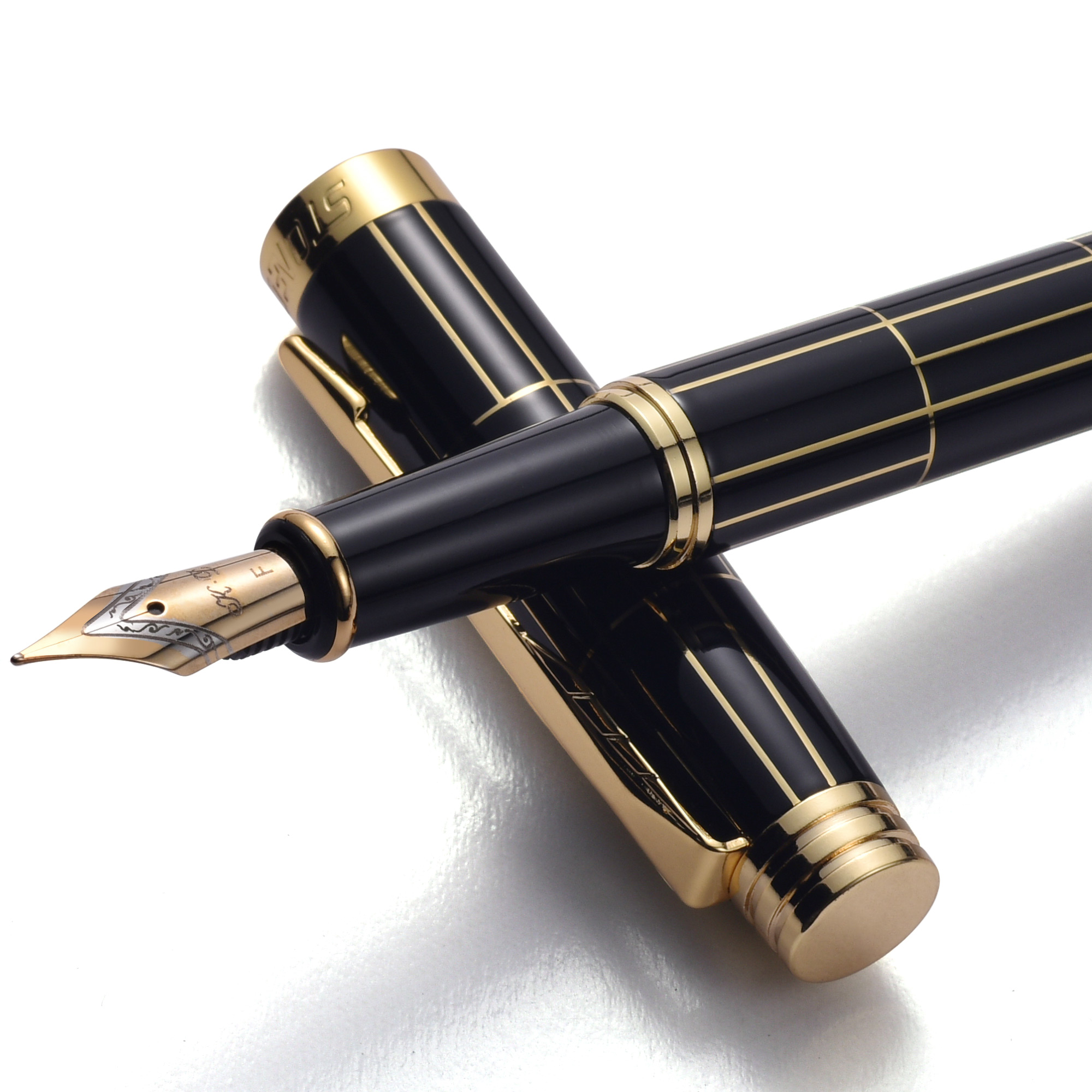 STONEGO Deluxe Metal Fountain Pen without Ink Refi... – Grandado