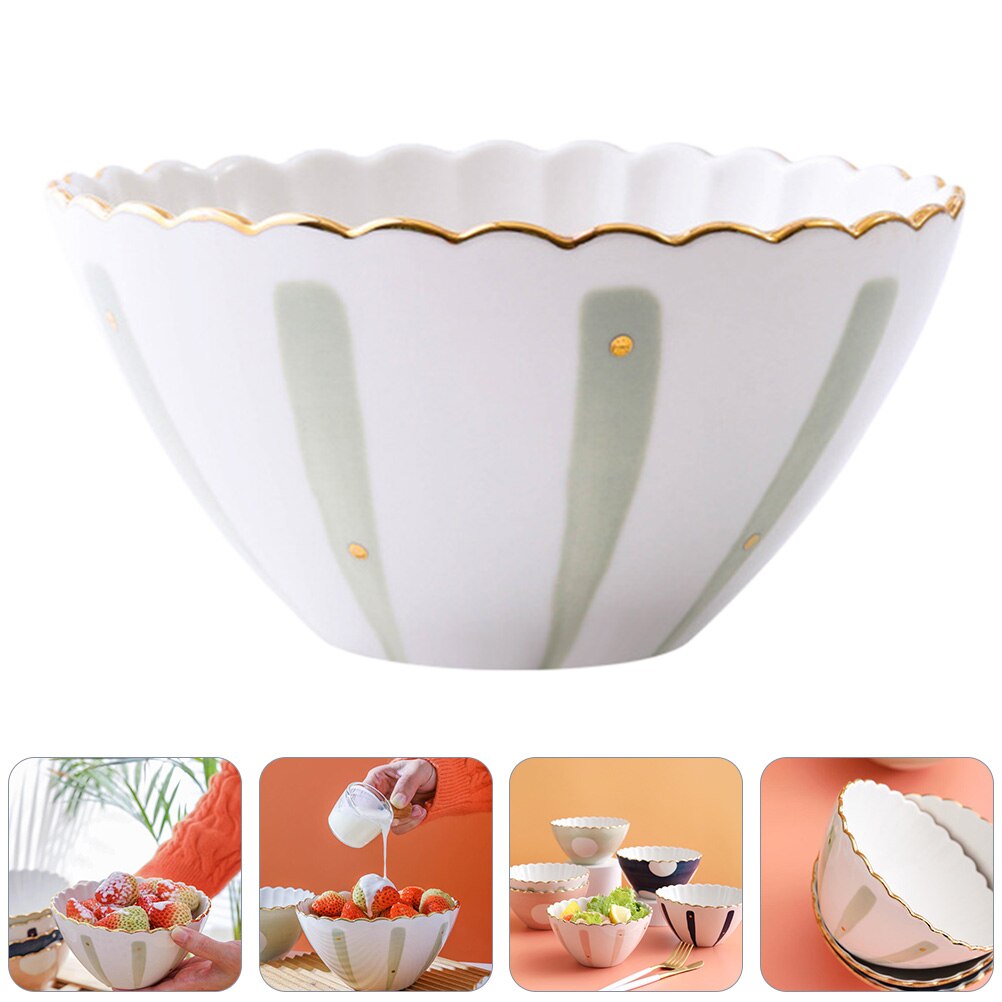 1pc Decorative Durable Ceramic Salad Container for... – Grandado