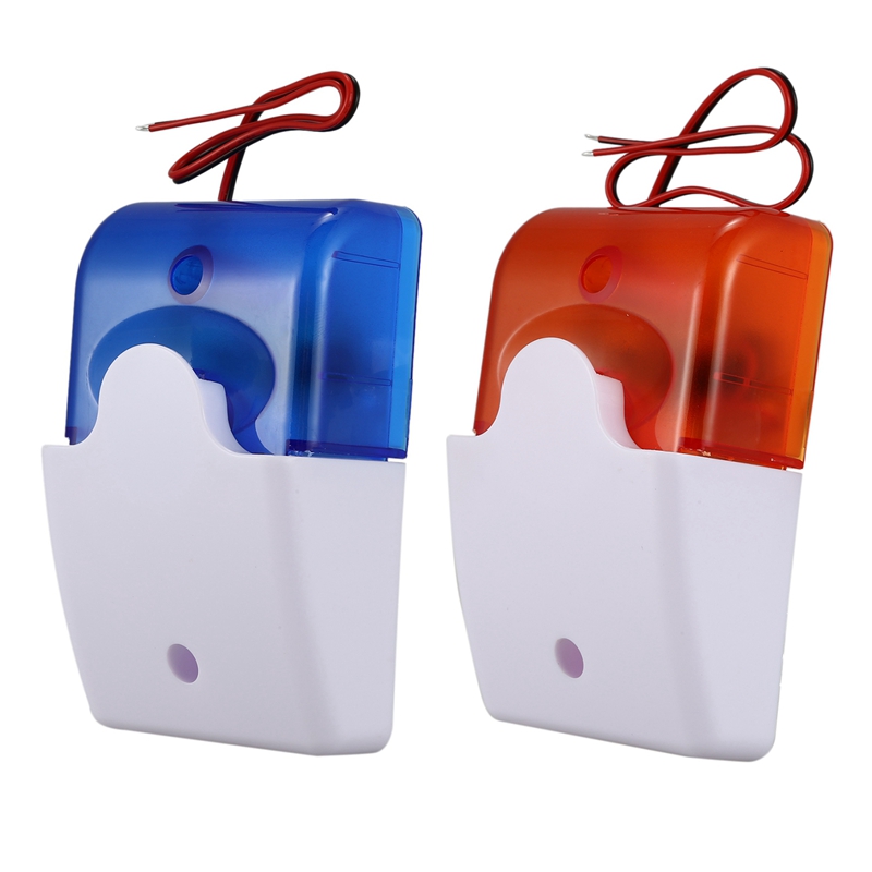 2x Mini Wired Strobe Warning Siren Durable Dc 12V ... – Vicedeal