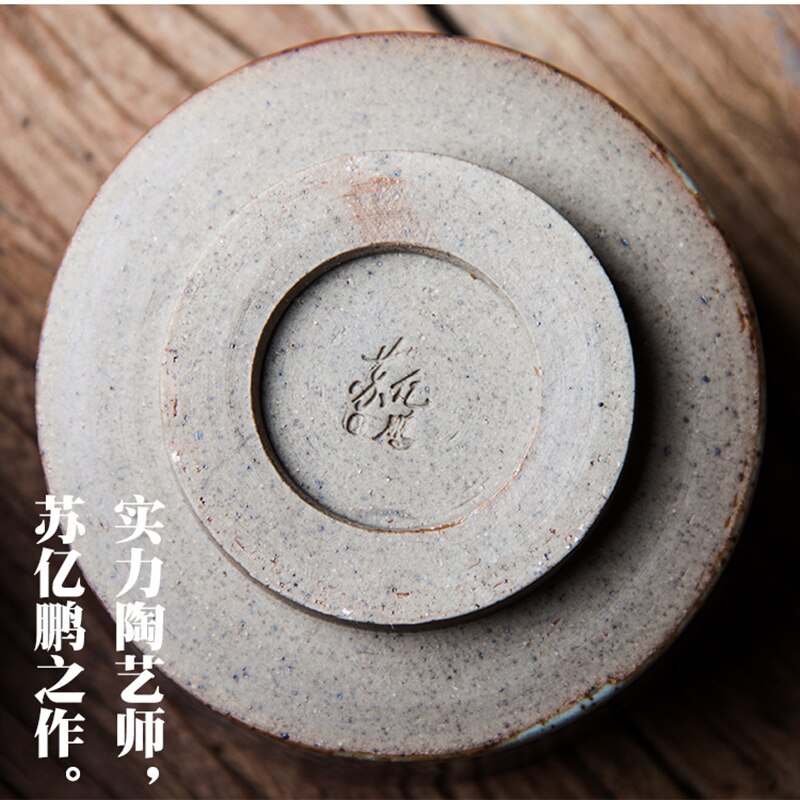 Master Hand Painted Chinese Calligraphy Pottery Cu... – Grandado