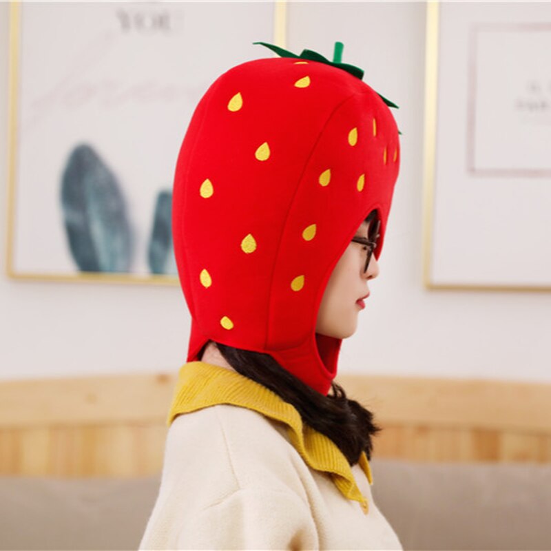 Ins Cute Simple Strawberry Headgear Girl Heart Fun... – Grandado