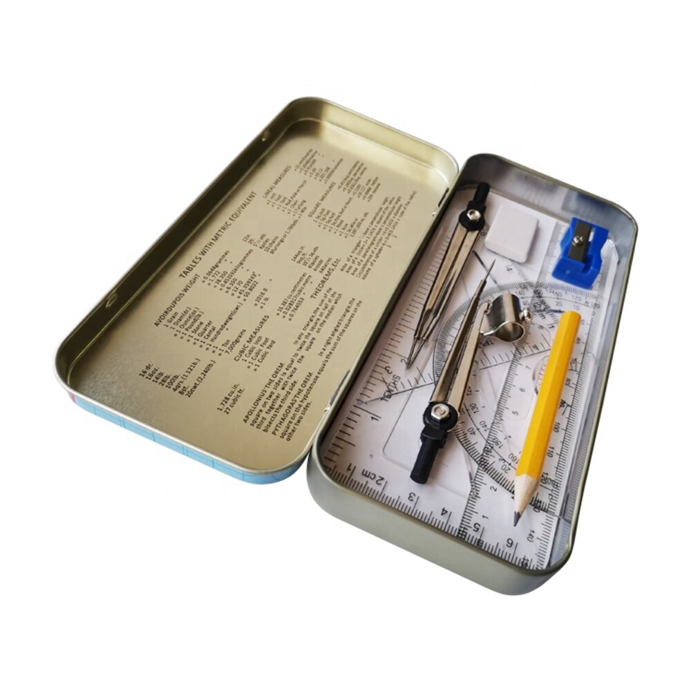 School Stationery Set Geometry Math Set Box – Grandado