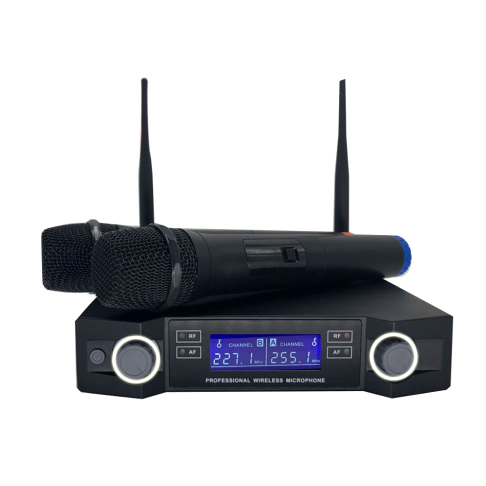 Wire-less Microphone Digital Display Mic System Se... – Grandado