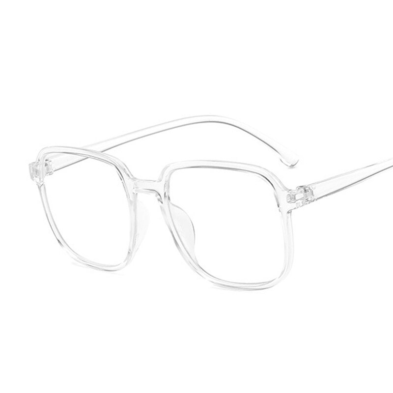 Square Men Glasses Frame Transparent Eyeglasses Fr... – Grandado Square Men Glasses Frame Transparent Eyeglasses Fr... – Grandado