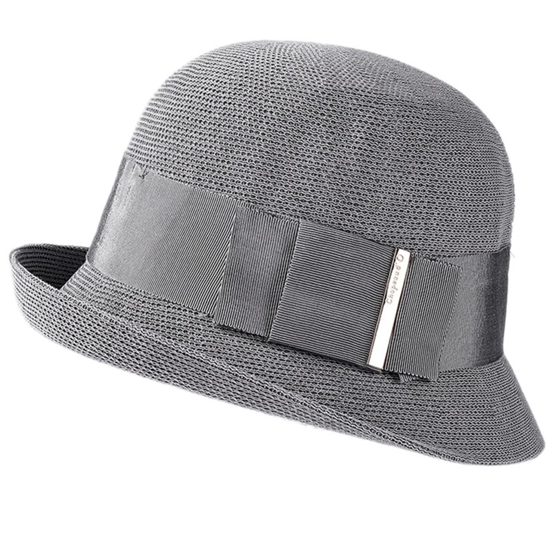 Warped Edge Bowler Hat Delicate Dome Top Hat Wild ... – Grandado