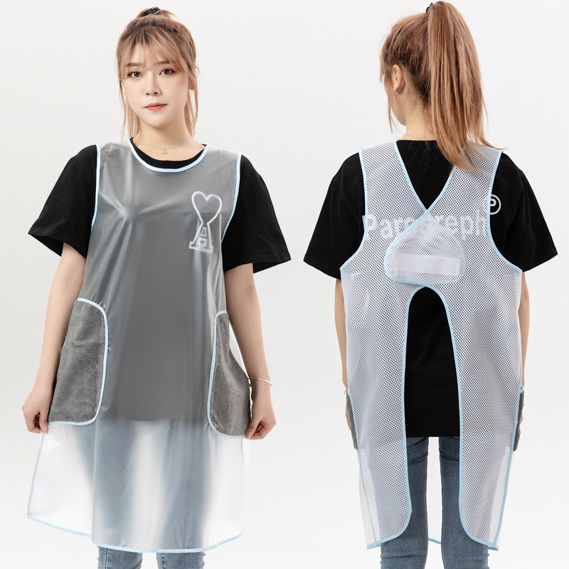 Transparante Schort Voor Vrouwen Huishouden Keuken... – Grandado