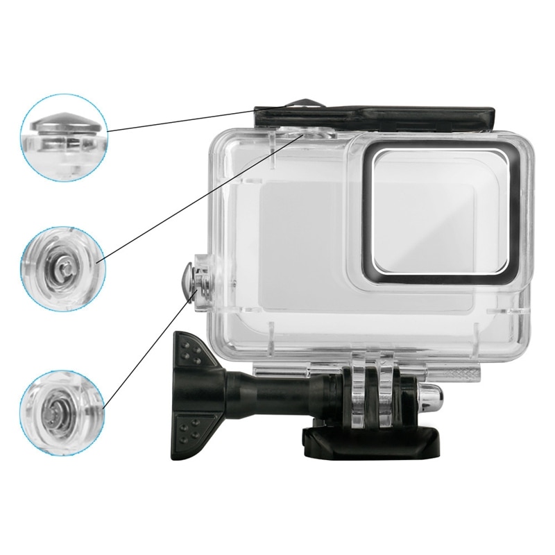 Hero7 45m Waterproof Case Housing For Gopro Hero 7... – Vicedeal