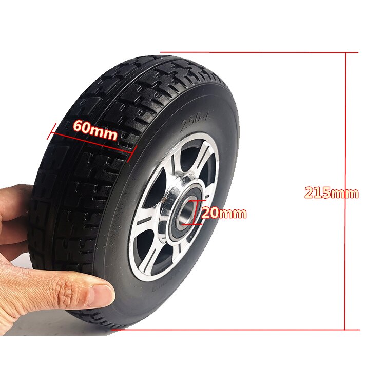 2.50-4 Wheel Pneumatic Tire Solid Tyre with Alumin... – Grandado