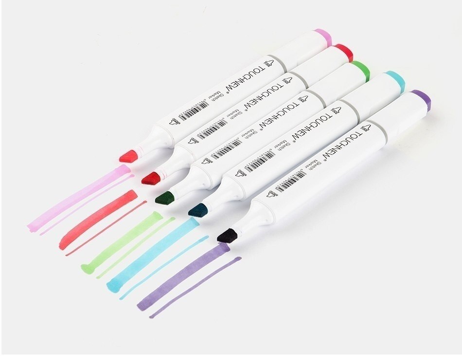 10 Color Sketch Marker Set Twin Tip Graphic Drawin... – Grandado