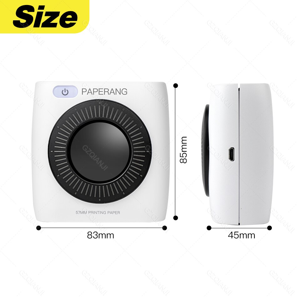 Paperang P2 Pocket Mini Foto Bluetooth Printer Tel... – Vicedeal