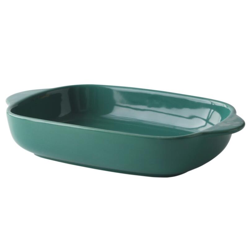 European-Style Glazed Ovenware Baking Dish Double-... – Grandado
