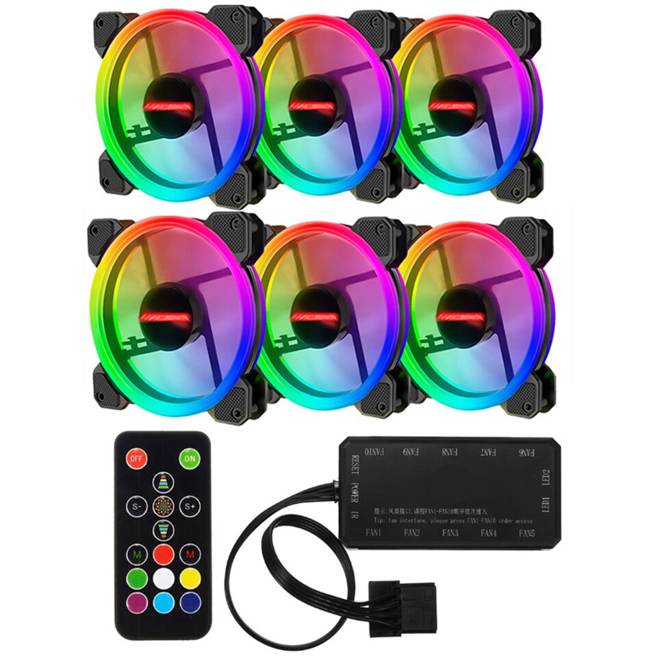 Computer Pc Case Fan 120Mm Rgb Passen Led 12V Fan ... – Vicedeal