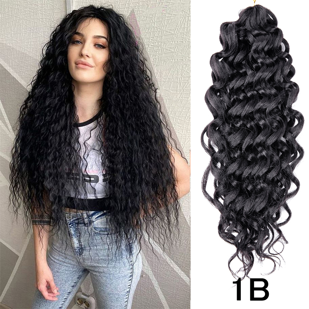 Ocean Wave Crochet Hair 18Inch Hawaii Curl Braidin... – Vicedeal