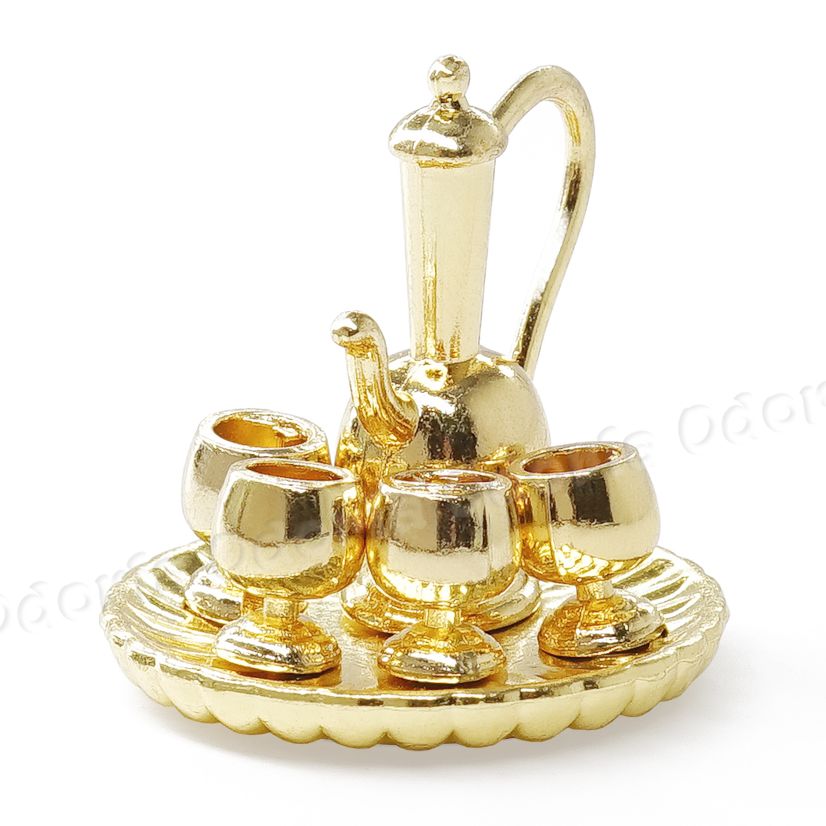 Odoria 1:12 Miniature Arabic Pitcher Vintage Metal... – Grandado